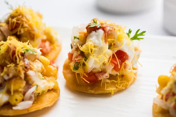 Sev Btata Puri / sev puri / papdi chat - popular indian snacks item ...