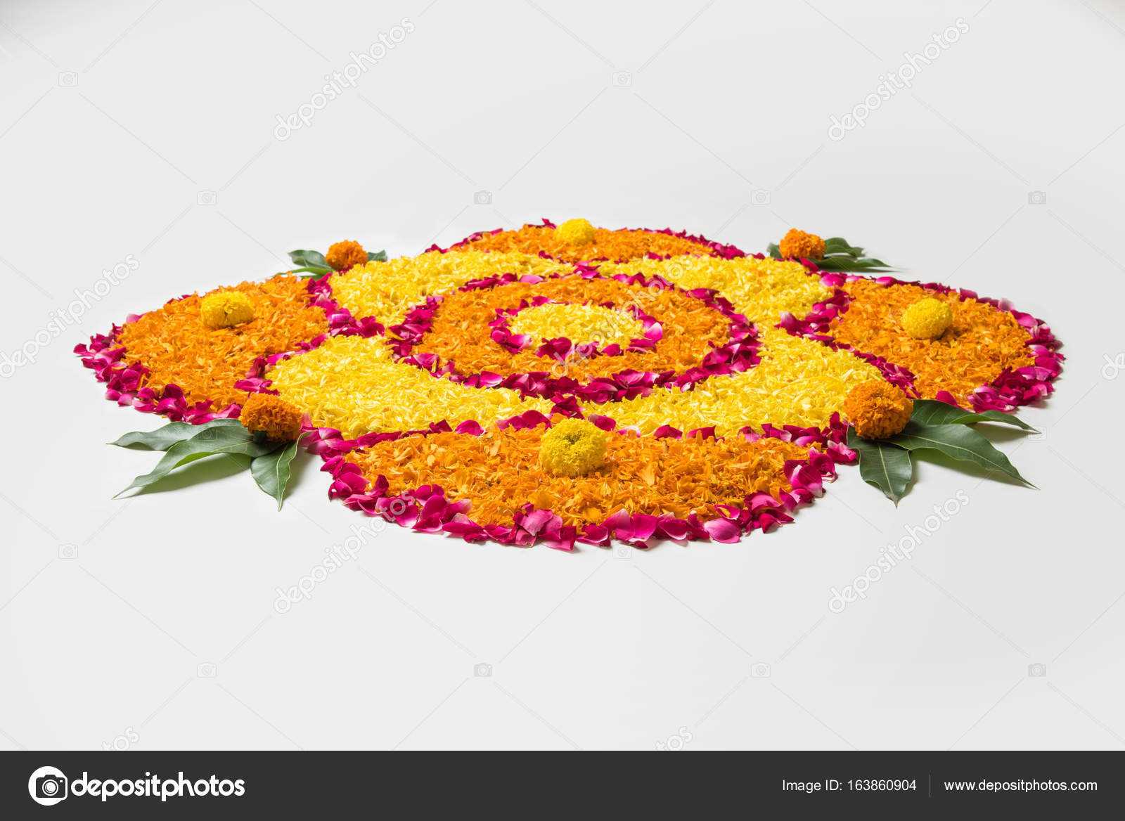 Rose Flower Rangoli Designs For Diwali | Best Flower Site