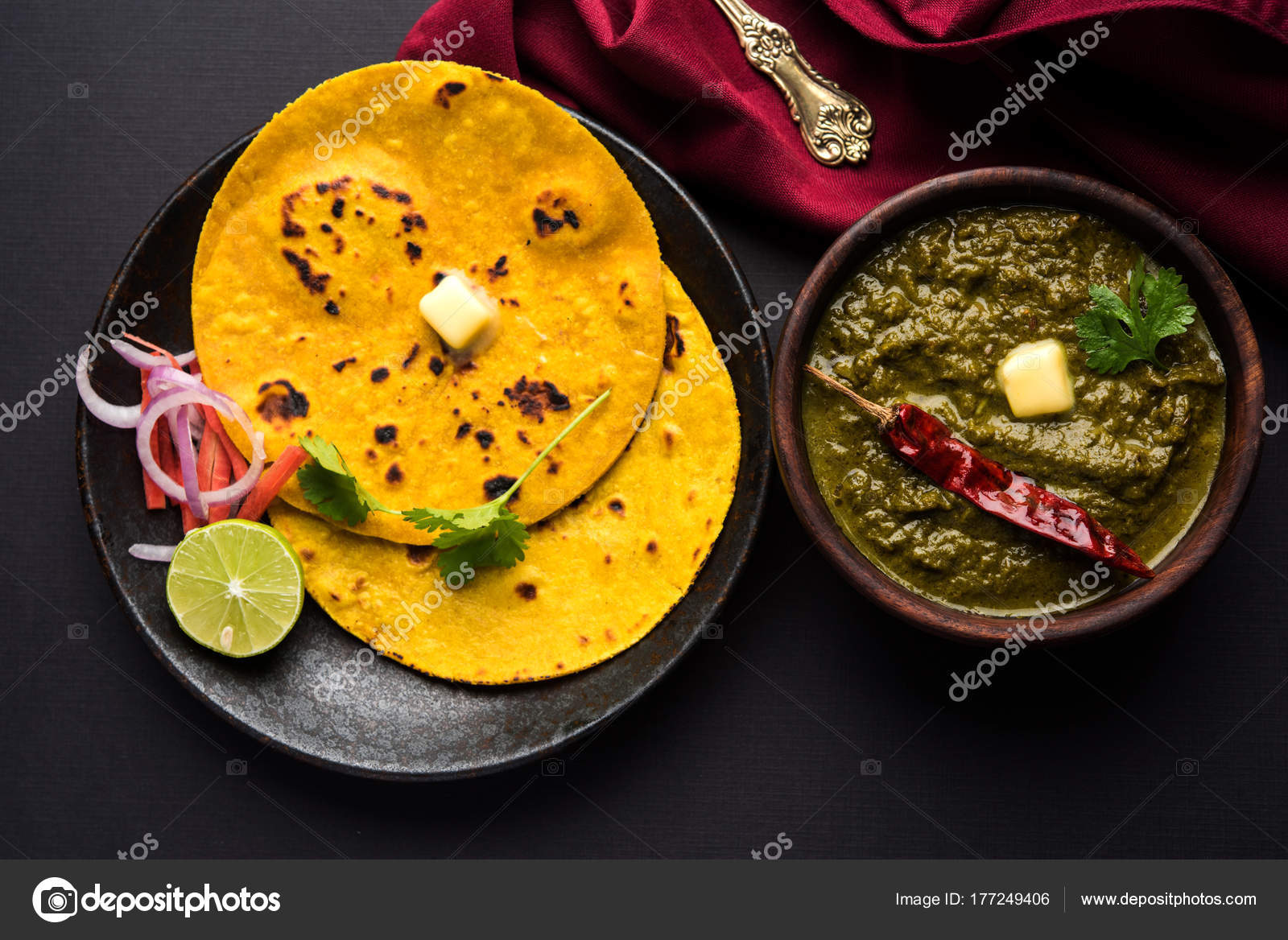 Makki Ki Roti Sarson Ka Saag