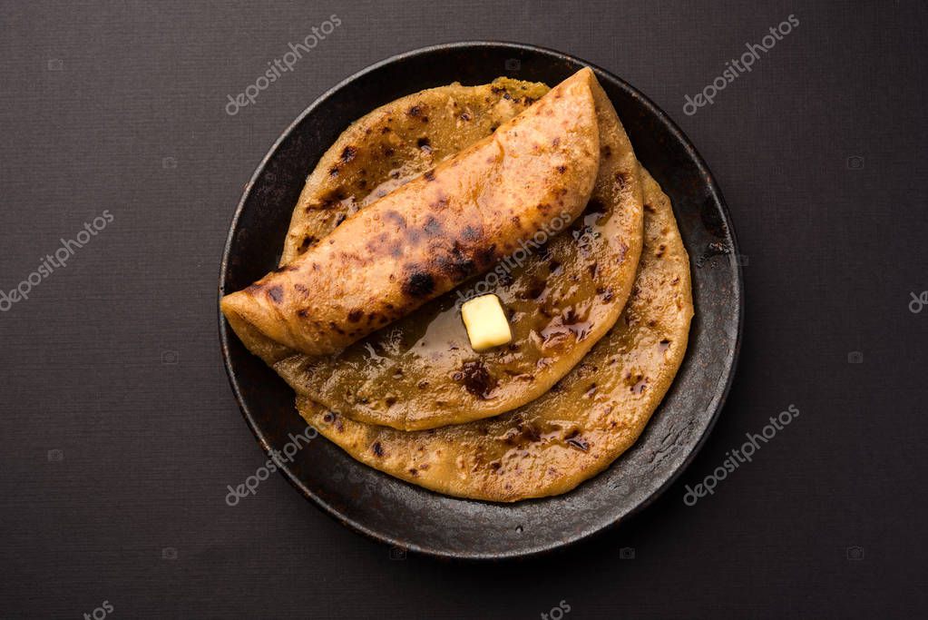 Puran Poli / Puranpoli / Holige / Obbattu - Pan plano dulce indio ...