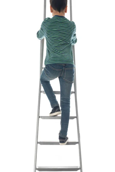 Kids climb ladder Stock Photos, Royalty Free Kids climb ladder Images ...