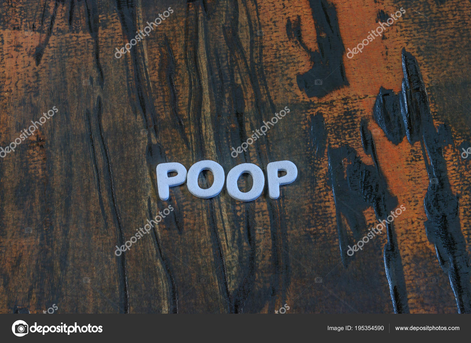 Poop written in white lettering — Stock Photo © trjiii #195354590