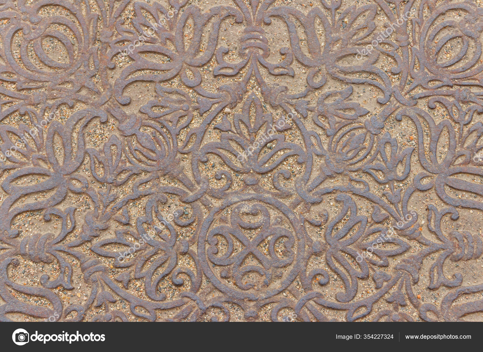 Texture Cast Iron Pavement Background Stock Photo by ©OlyaSolodenko ...