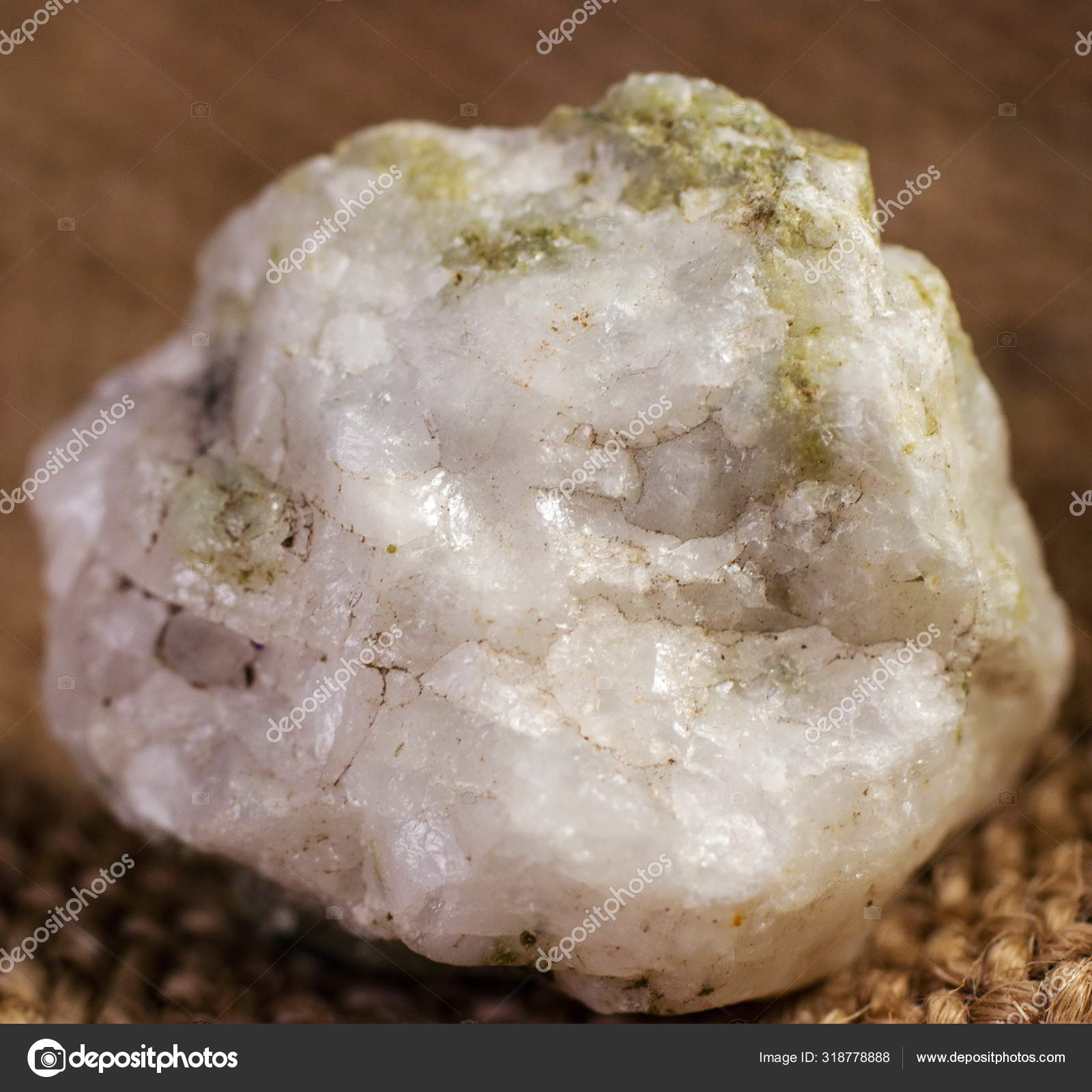 White Translucent Quartz Close — Stock Photo © kindphotos #318778888