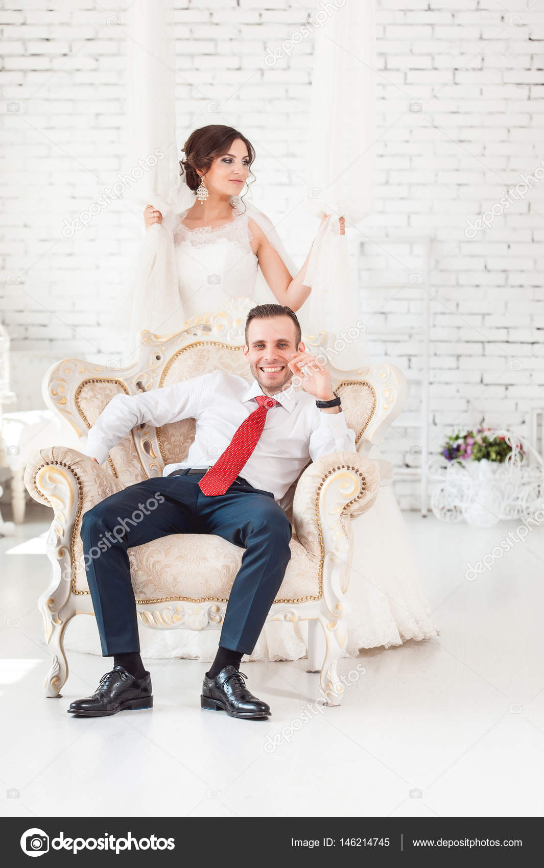 Bride in a chair — Stock Photo © Ashtray25 #146214745