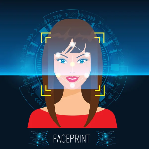 Faceprint Vector Art Stock Images | Depositphotos
