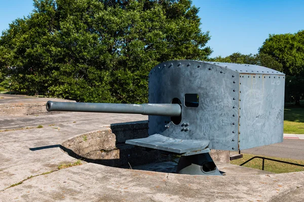 Antique Endicott-Era Rapid Fire Gun at Fort Monroe Stock Photo by ...