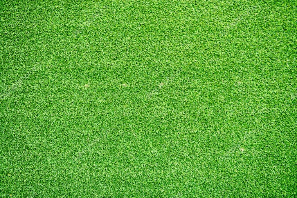 Natural grass texture patterned background in golf course turf from top ...