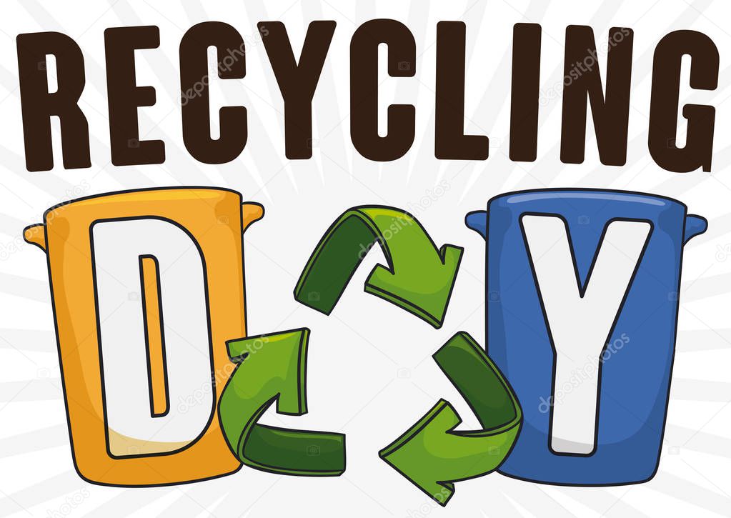 Papeleras de reciclaje de colores para la correcta clasificación de la ...