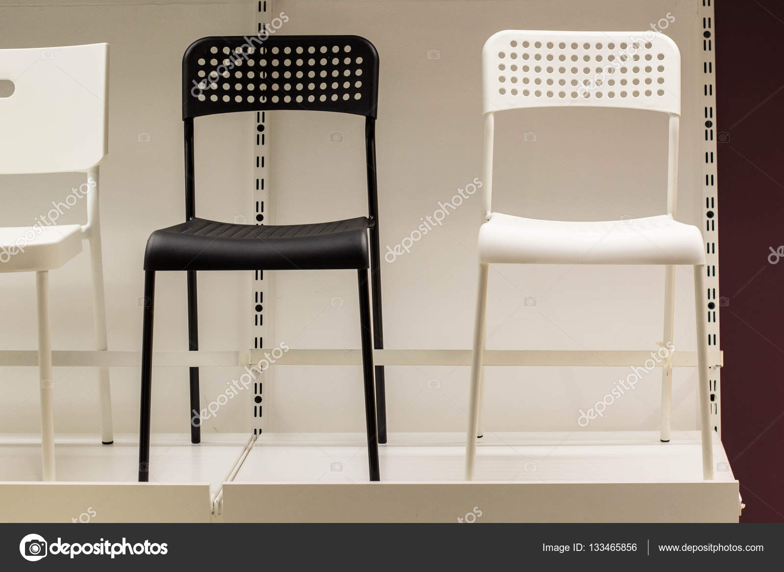 Different color Chairs in modern design — Stock Photo © dashtik #133465856