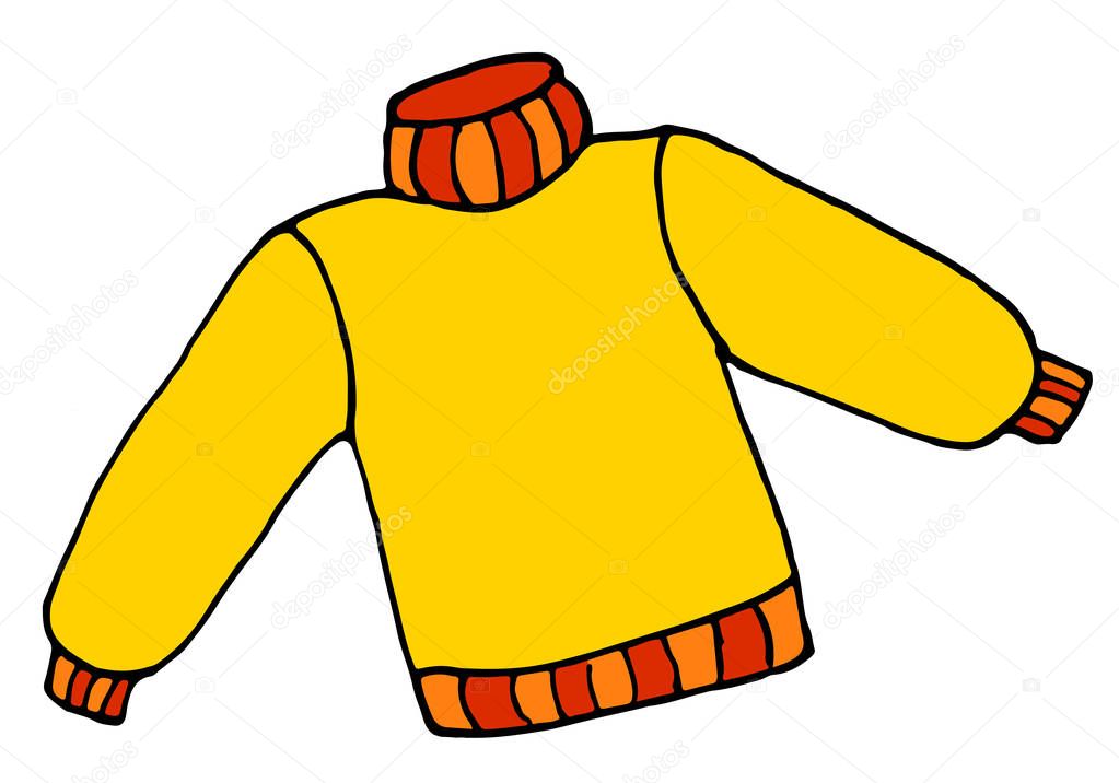 Images: cartoon sweater drawing | Hand drawn Sweater doodle cartoon ...