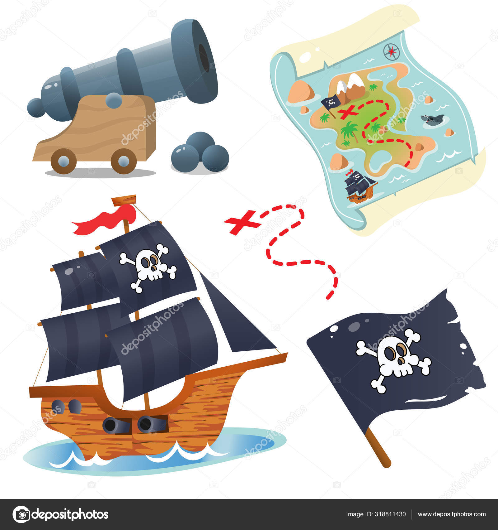 Pirate Ship Clip Art For Kids