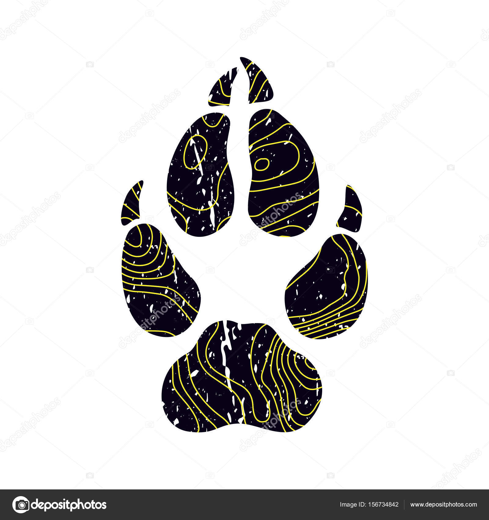 Wolf Paw Logo Design
