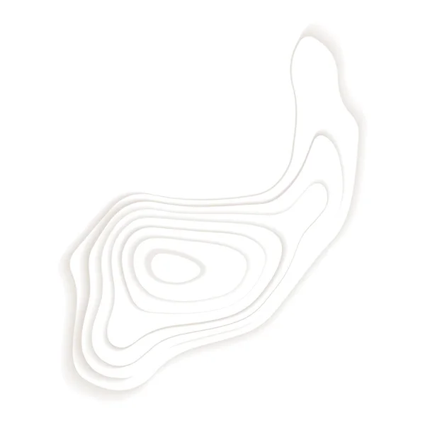 Topographic 3D map logo Stock Vector Image by ©radionastya #154840384