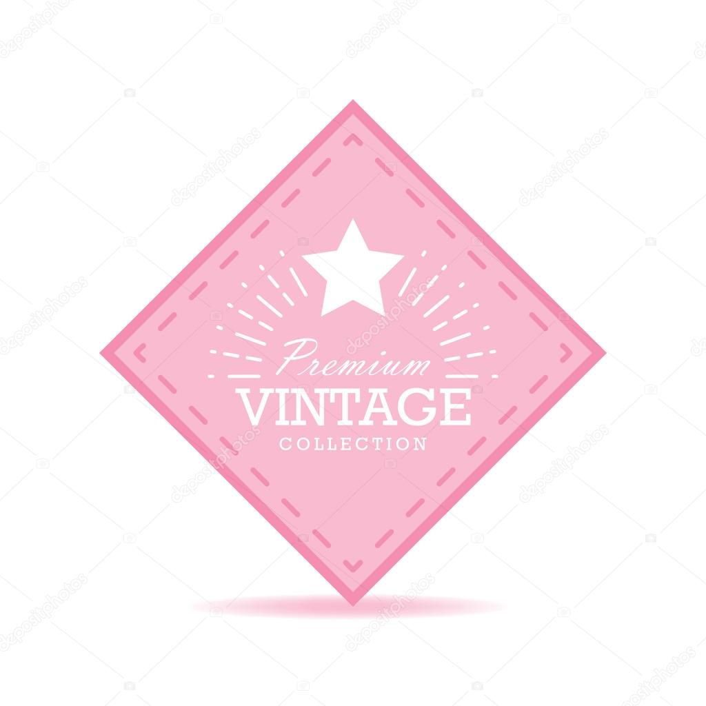 Vintage label design vector illustration. Template for you logo ...