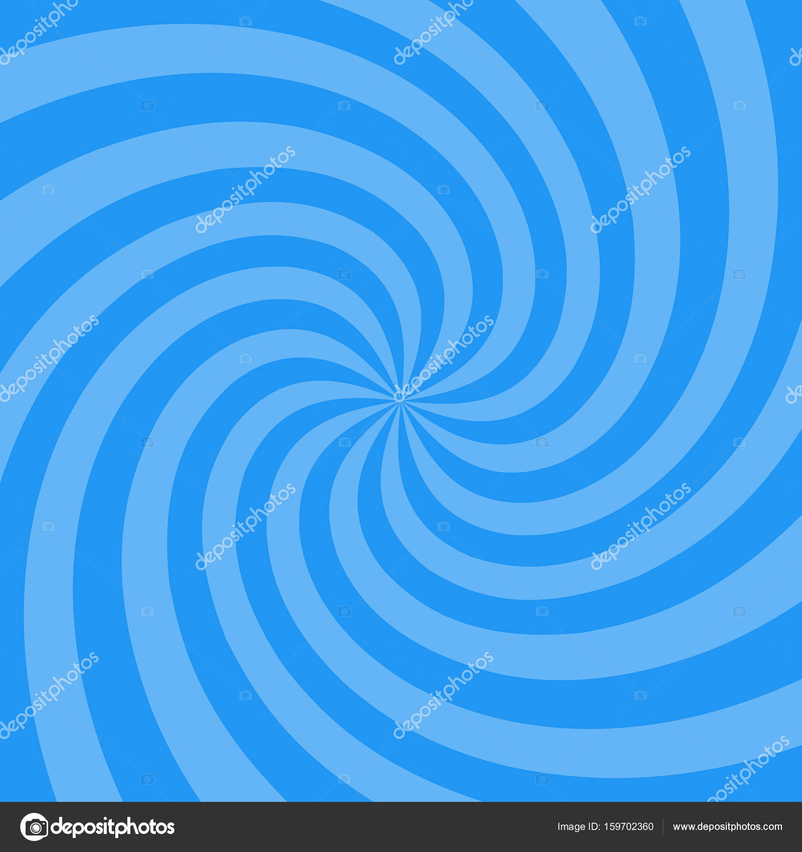 Light Blue Swirl Design