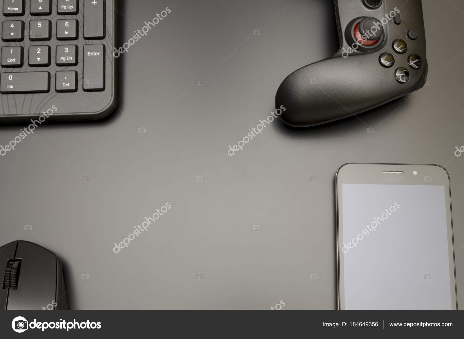 Tech stuff on a desk — Stock Photo © zlatkozalec #184649356
