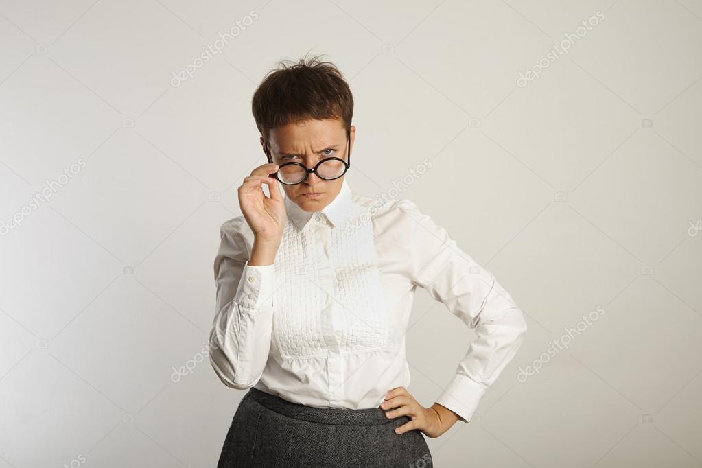 Stern looking female teacher Stock Photo by ©derepente 127945832