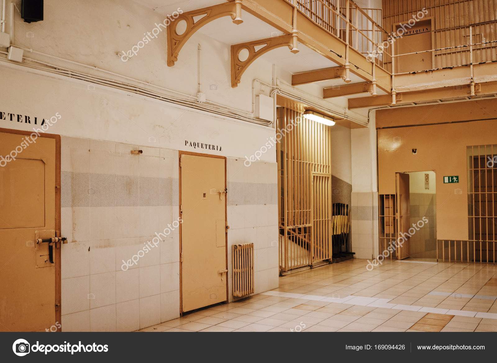 Prison with a high security — Stock Photo © derepente #169094426