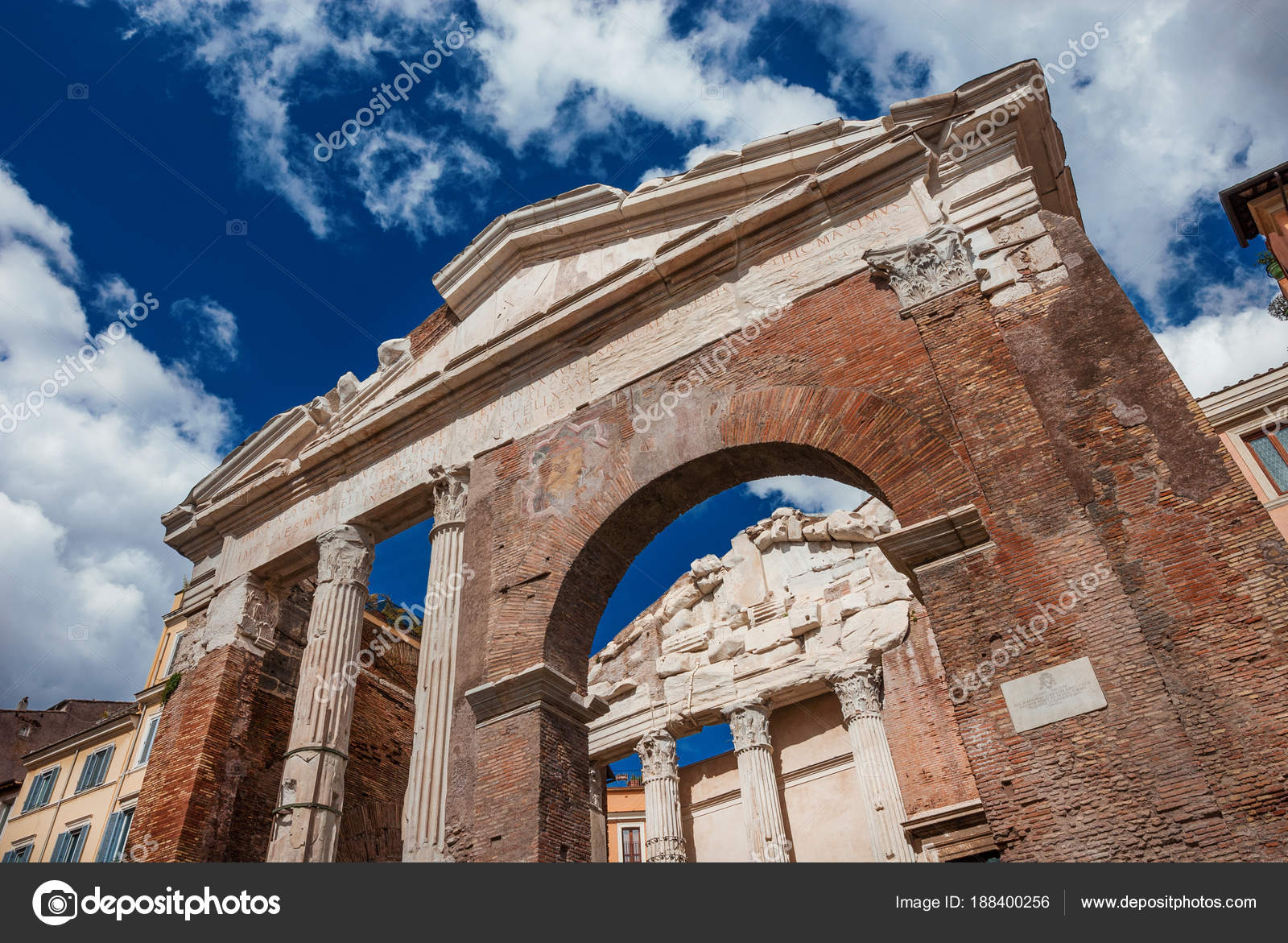 Porticus Octaviae in Rome Stock Photo by ©Crisfotolux 188400256