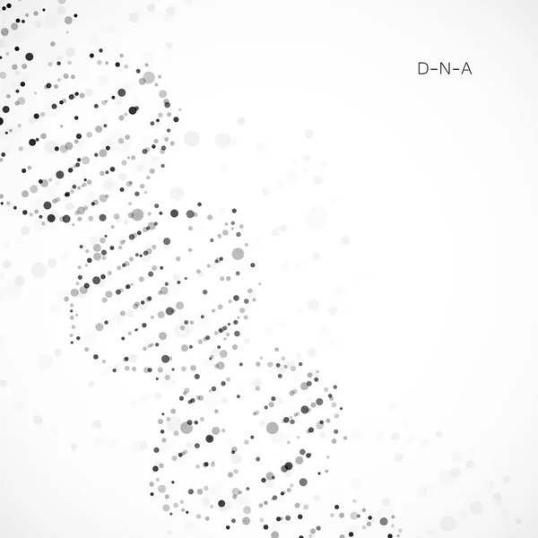 Abstract DNA background. Vector illustration. Beautiful structure of ...
