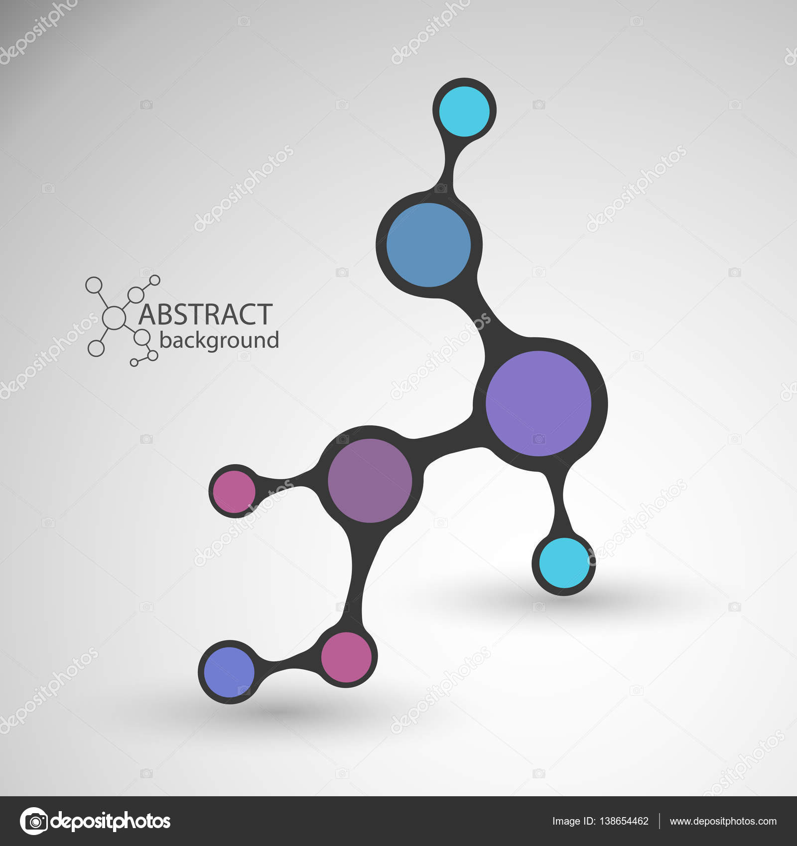 Abstract DNA background. Vector illustration. Beautiful structure of ...