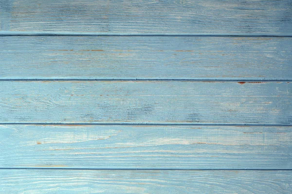 Blue wooden background top view table - Stock Image - Everypixel