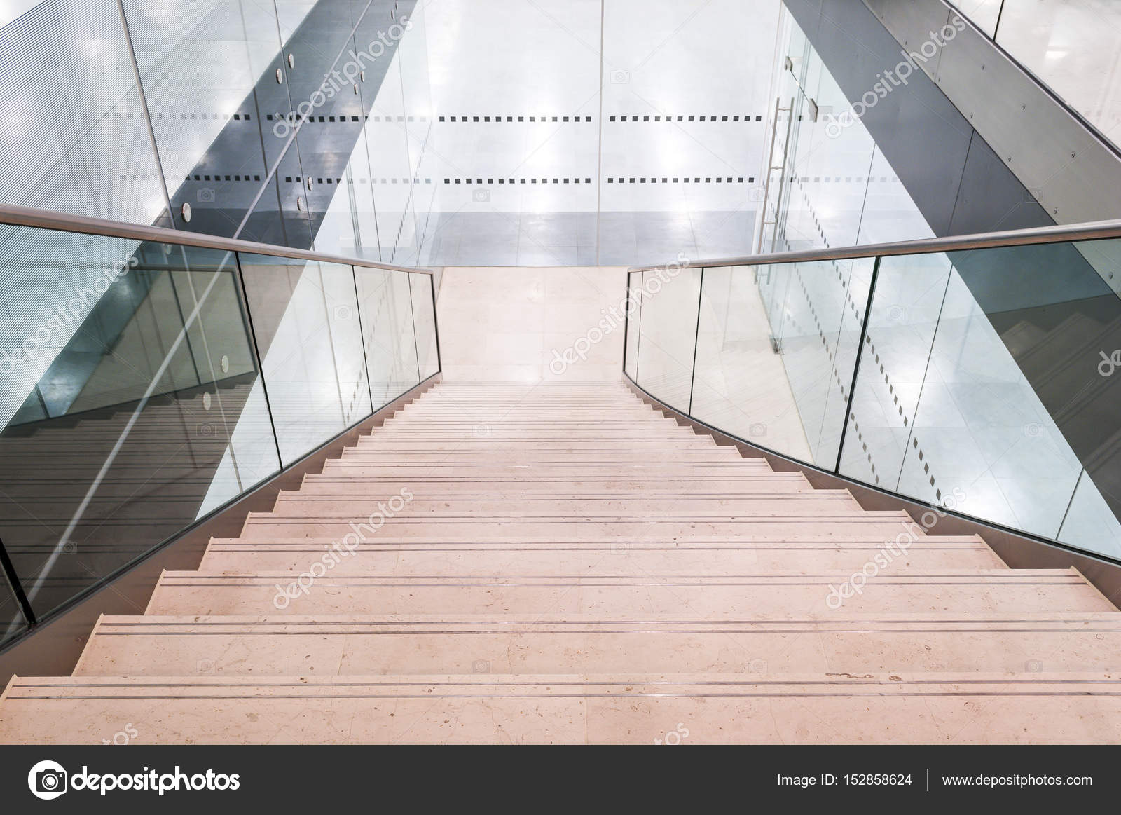 Looking down a modern flight of stairs Stock Photo by ©stock ...