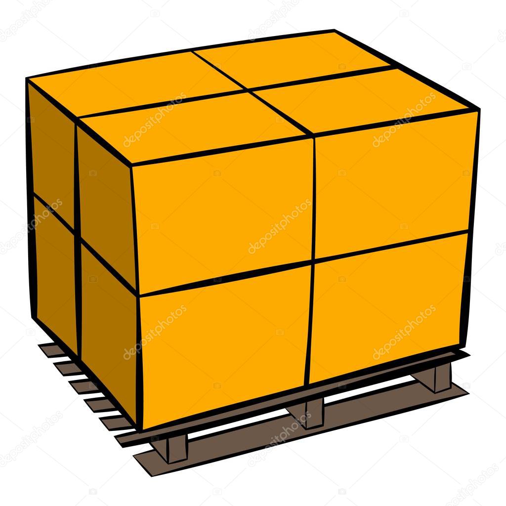 Paleta icono de dibujos animados Vector de stock por ©juliarstudio ...