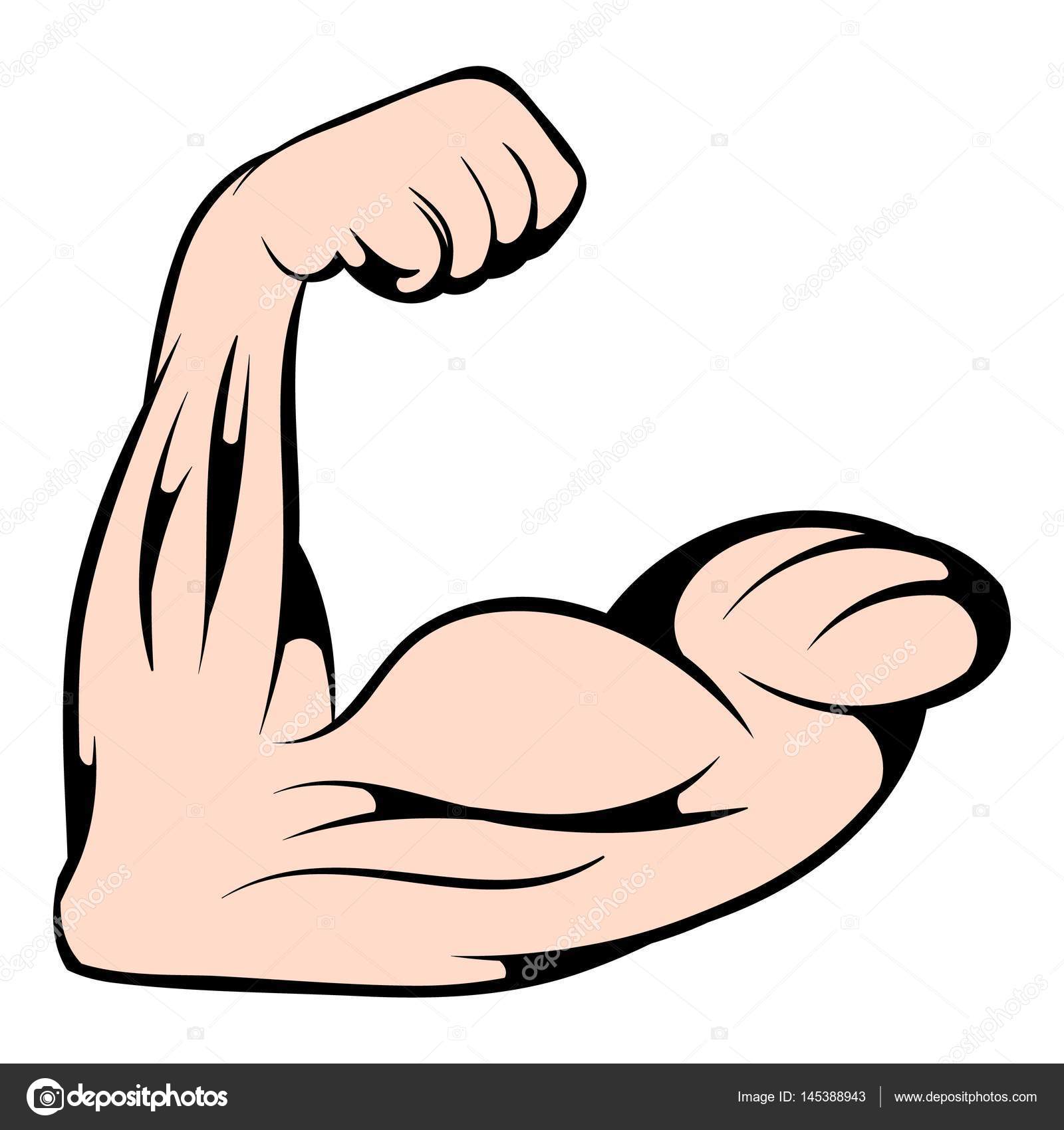Bicep Flex Cartoon