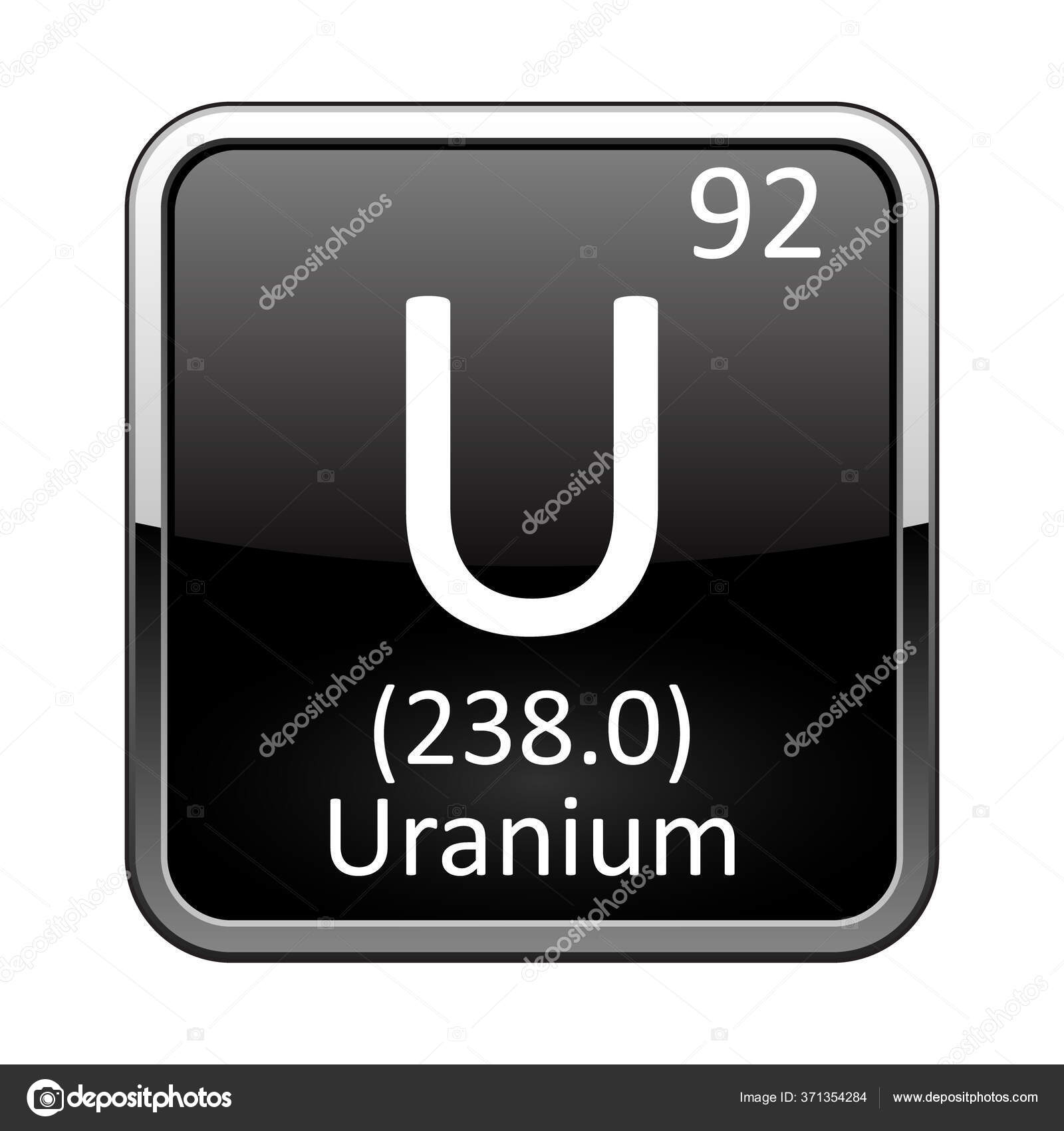 Uranium Periodic Table Symbol Uranium Periodic Table Of Elements Stock