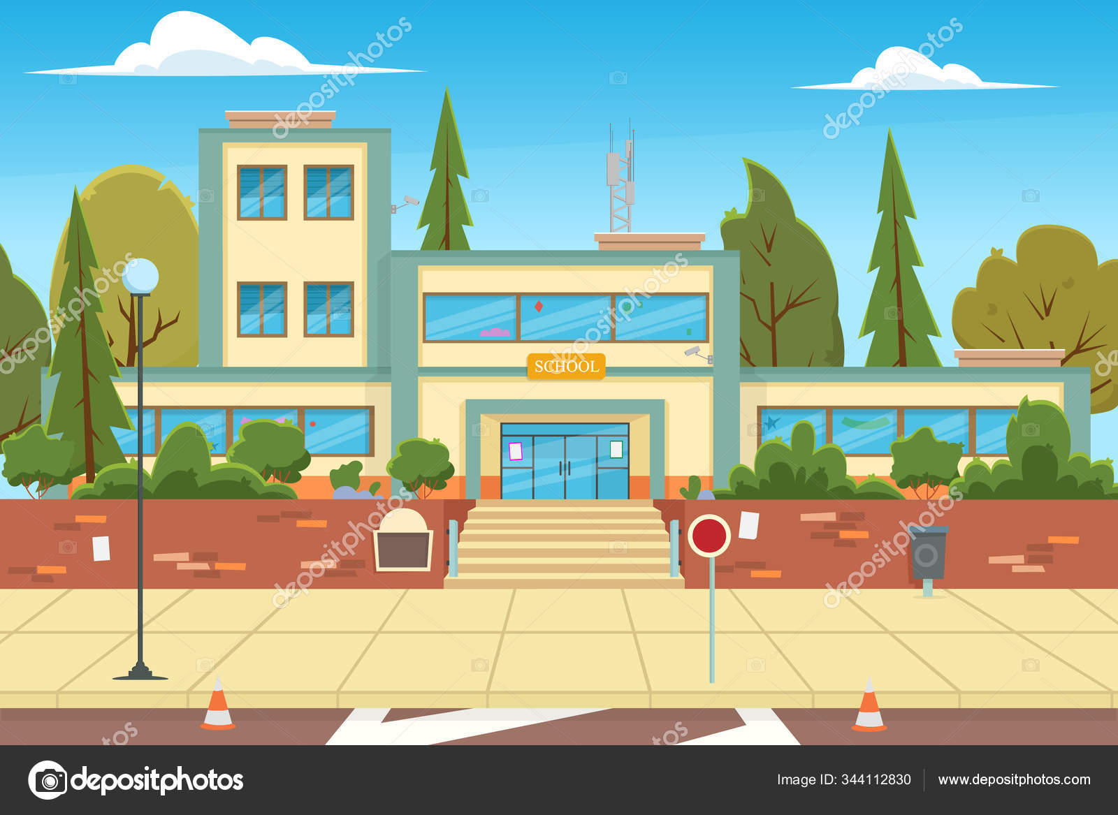 Clipart Edificio Universitario