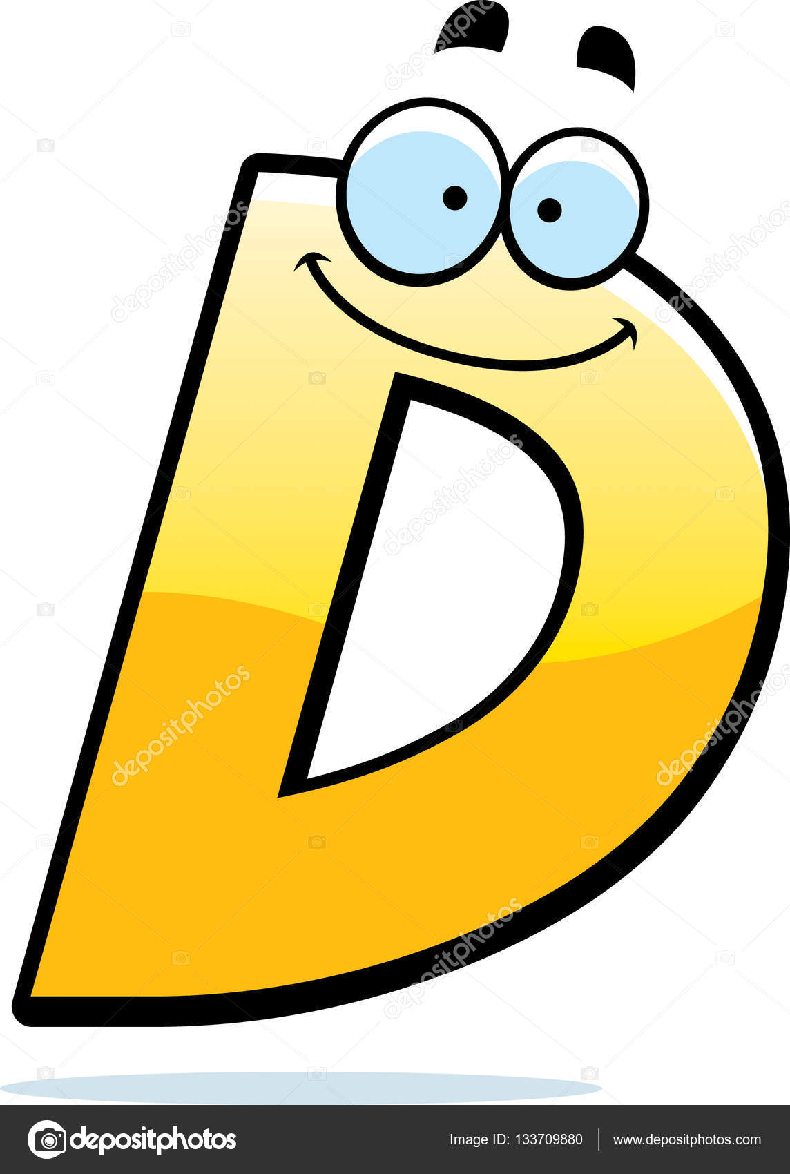 Cartoon Letter D Stock Illustration by ©cthoman #133709880
