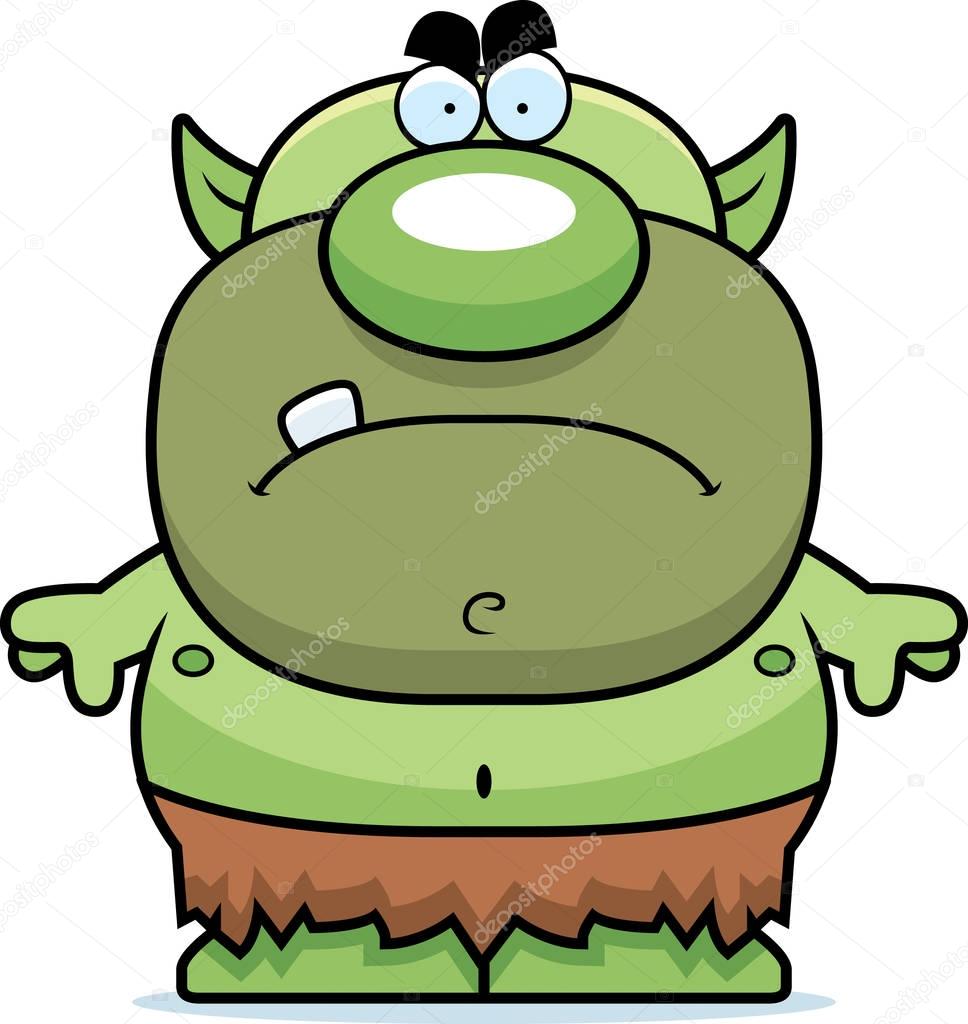 Cartoon Angry Goblin — Stock Vector © cthoman #133708570
