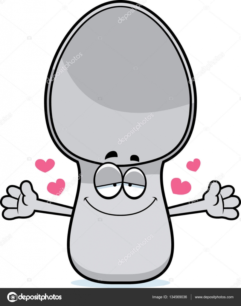 Cartoon Spoon With Face