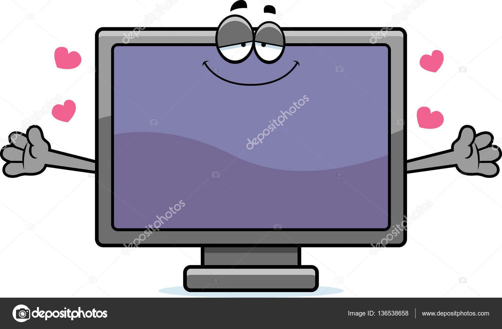 Flat Screen Tv Cartoon