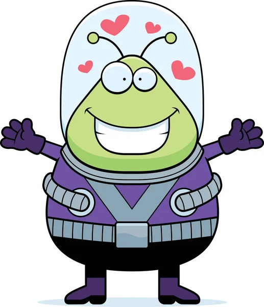 Cartoon Alien Hug - Stock Image - Everypixel