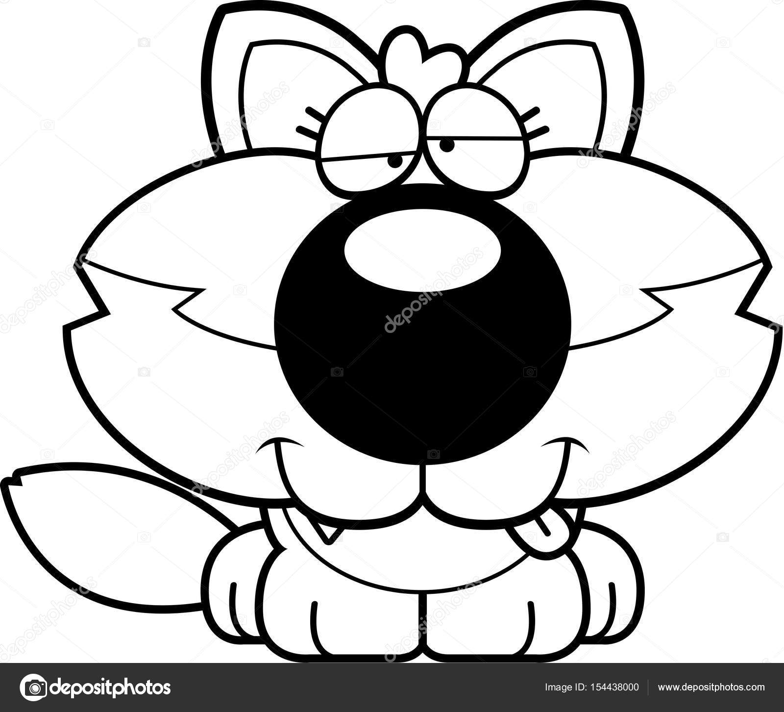 Dibujos animados Goofy Wolf Pup Vector de stock #154438000 de ©cthoman