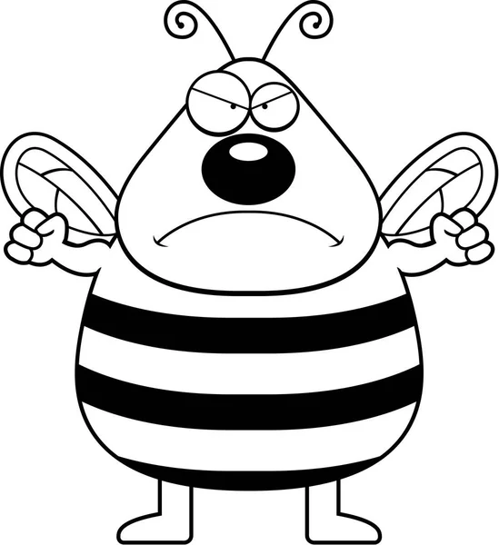 Angry bee cartoon Vector Art Stock Images | Depositphotos