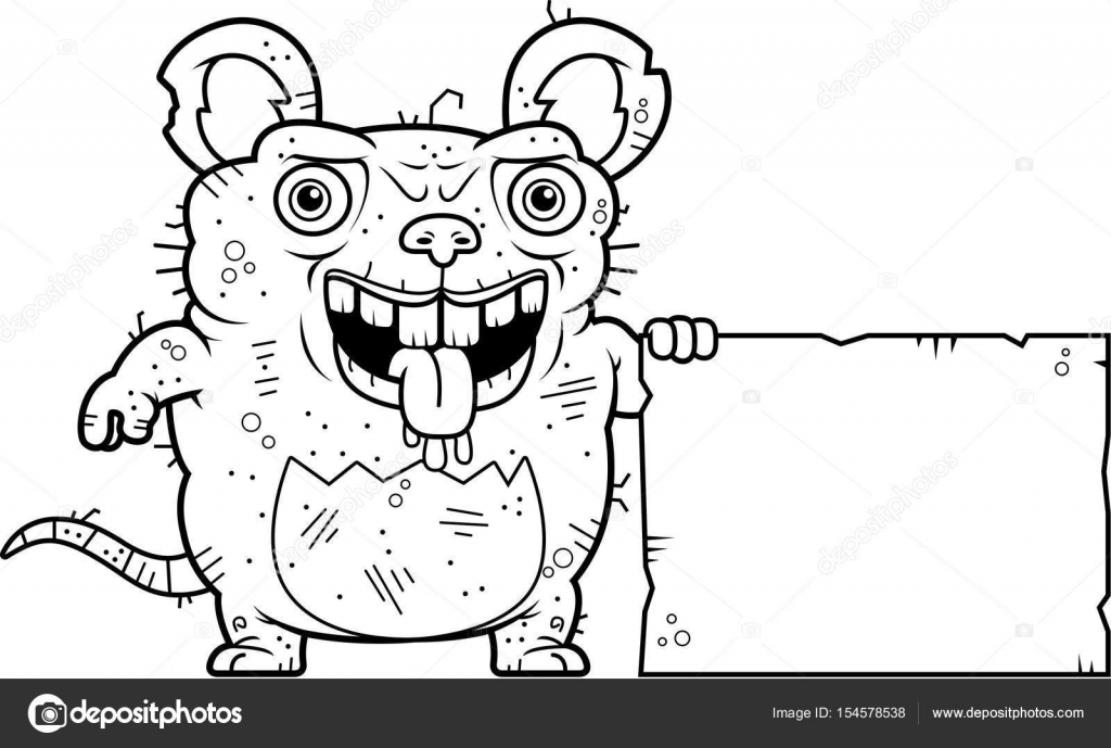 Signo de rata fea Vector de stock #154578538 de ©cthoman