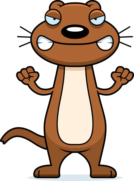 Scared Cartoon Weasel Stock Vector by ©cthoman 154575540