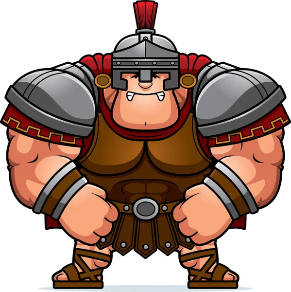 Cartoon Illustration Roman Centurion Looking Scared Stock Vector Image ...