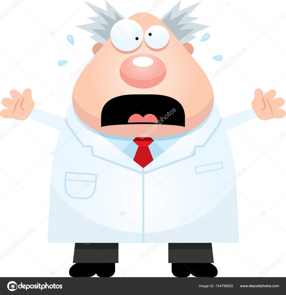 Crazy Scientist Clipart