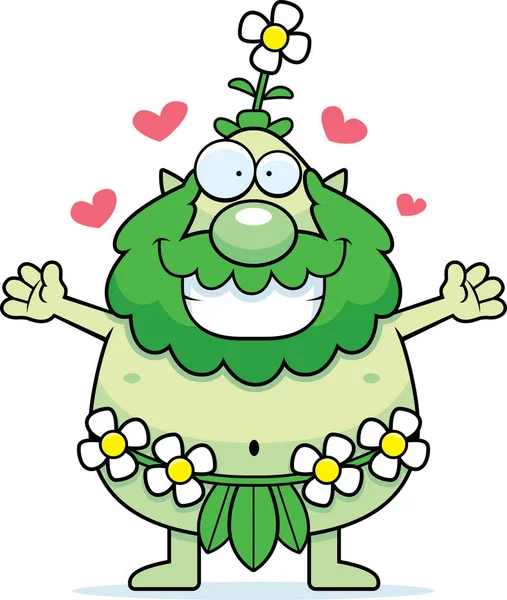 Cartoon Forest Sprite Hug Stock Vector Image by ©cthoman #154803860