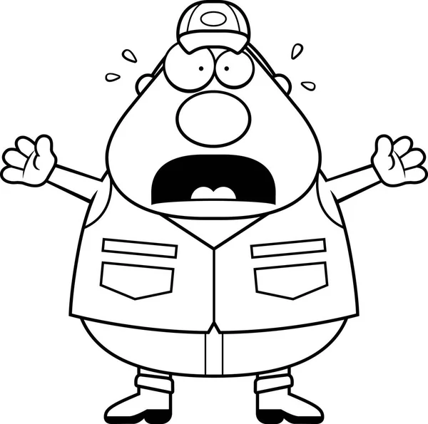 Scared Cartoon Dad with Twins Stock Vector by ©cthoman 154803298