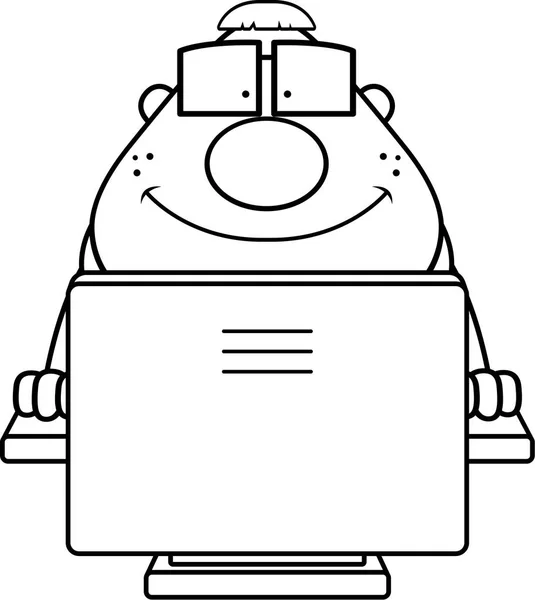 Computer Nerd — Stock Vector © pasoderholm #3063893