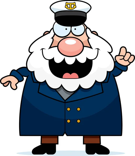 Angry Cartoon Sea Captain — Stock Vector © cthoman #154810256
