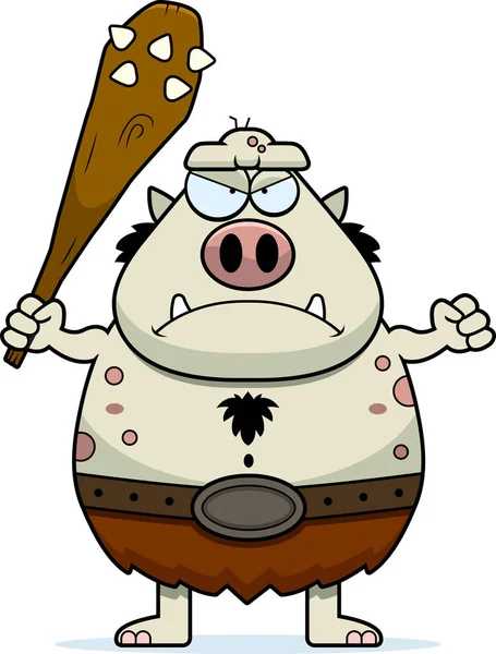 Angry cartoon troll — Stock Vector © memoangeles #139075486