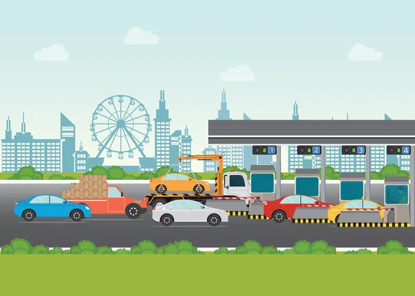 ᐈ Toll booth clip art stock vectors, Royalty Free toll illustrations ...