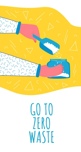 Micro plastic pollution concept. Microplastic in water. Vector ...